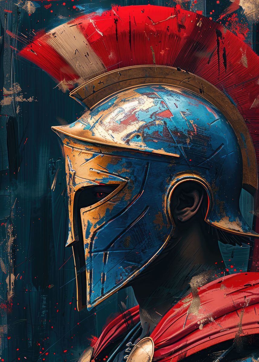 'Spartan Gladiator' Poster, picture, metal print, paint by TESSERACT 07 ...