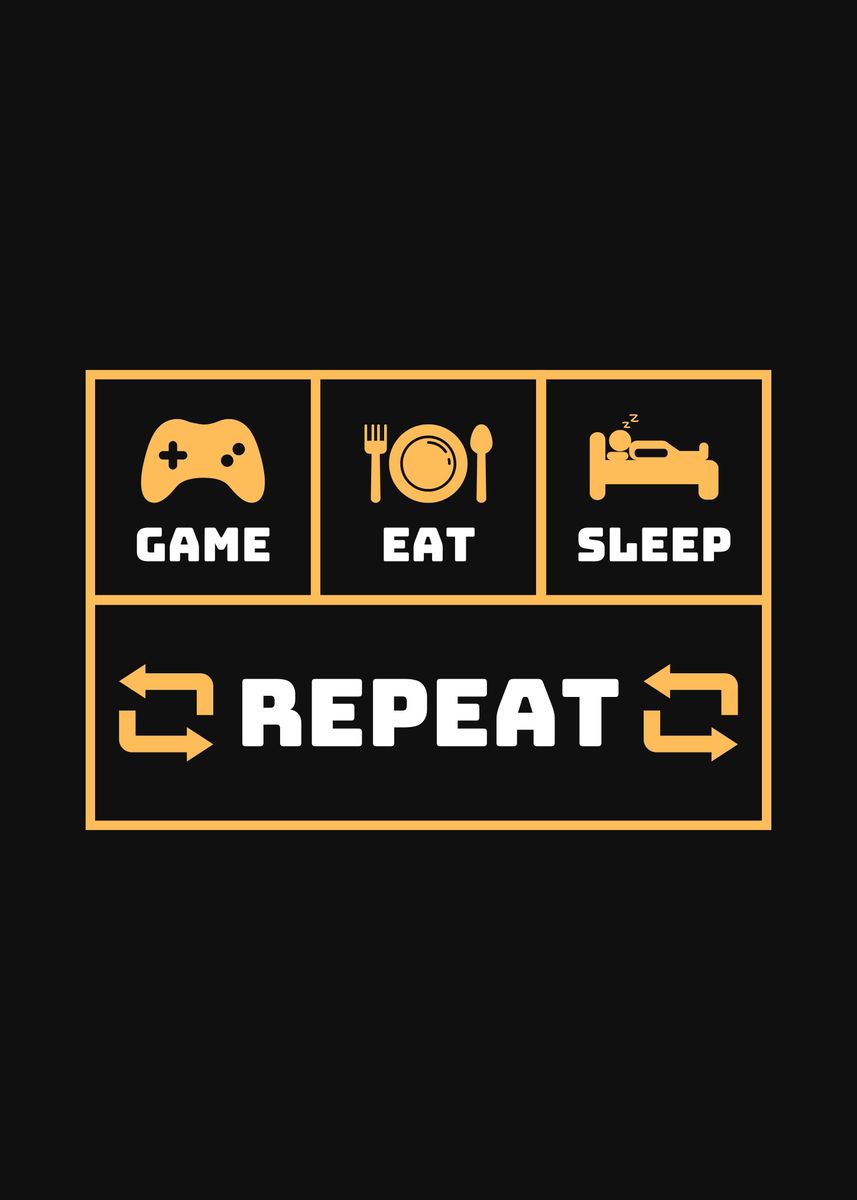 'my daily life' Poster, picture, metal print, paint by Golden Words ...