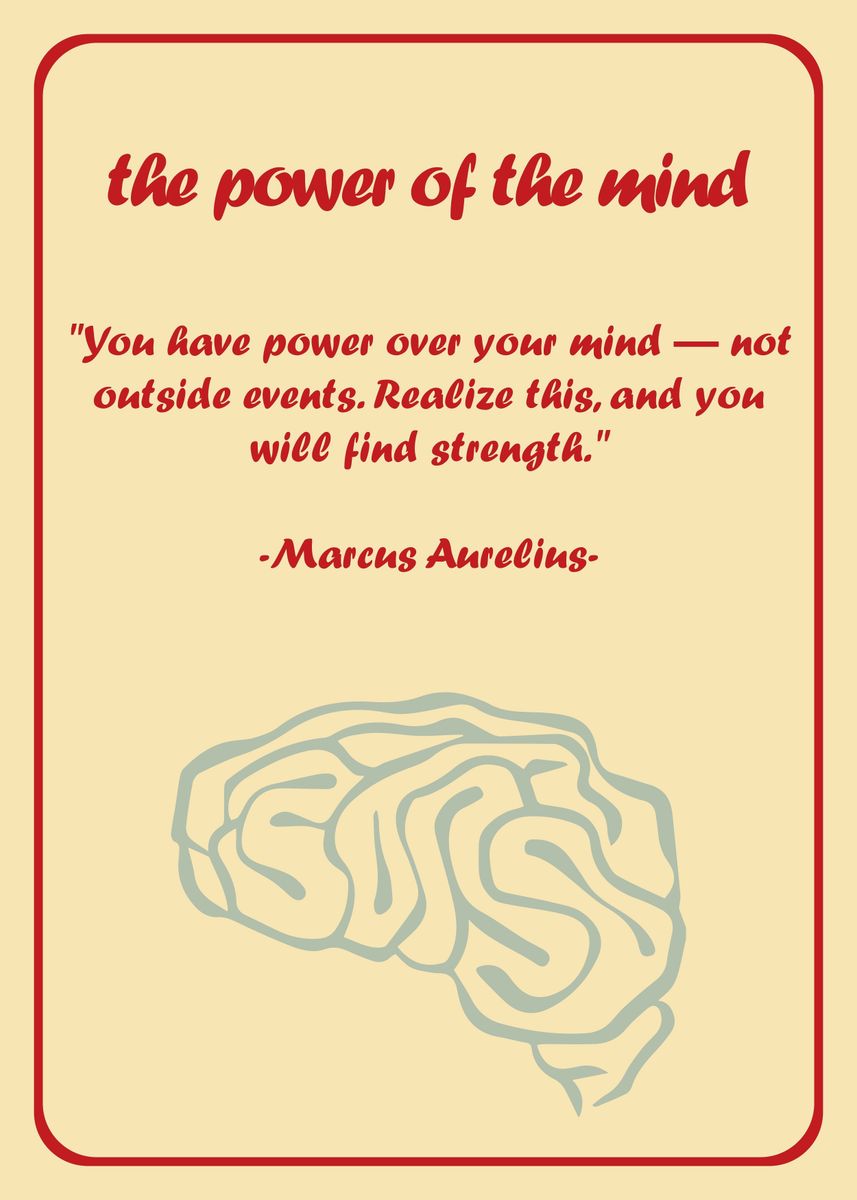 'The power of Mind' Poster, picture, metal print, paint by Tovu Yovi ...
