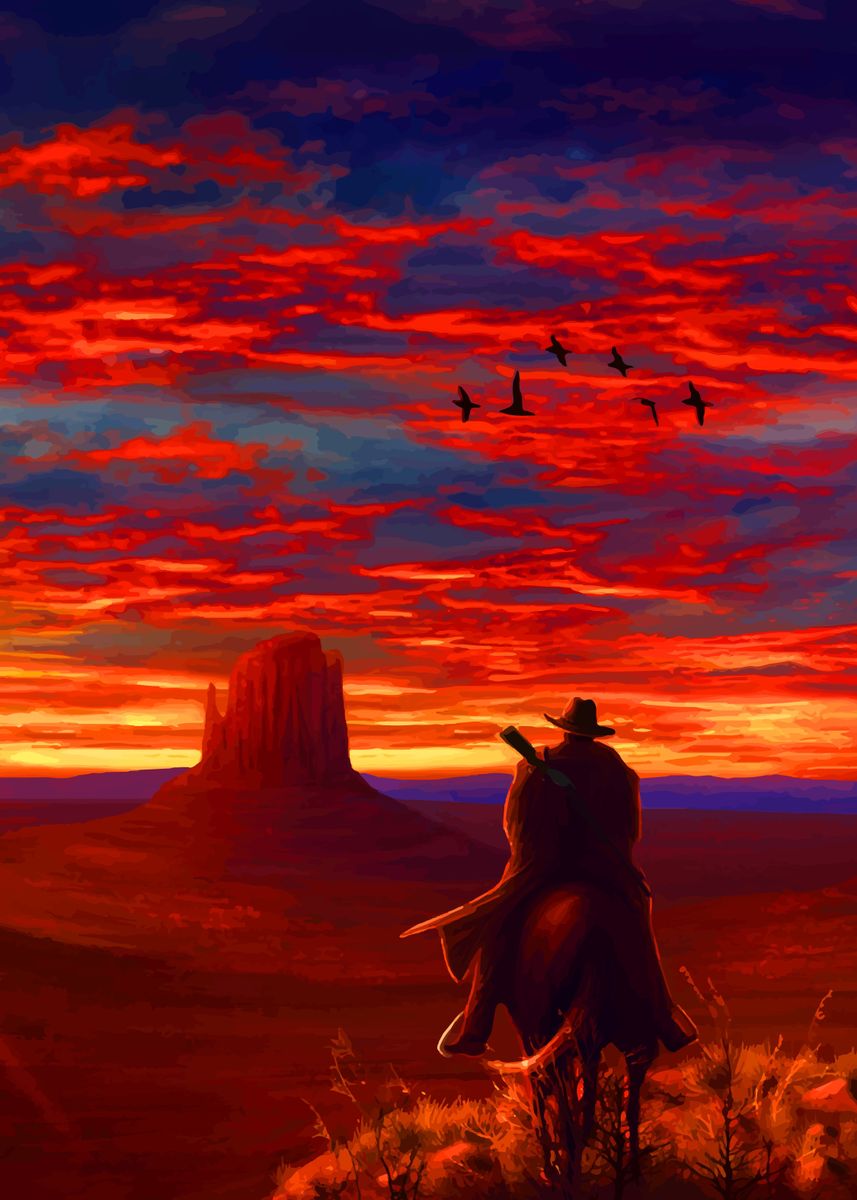 'Red Dead Redemption' Poster, picture, metal print, paint by Galaxy Des ...