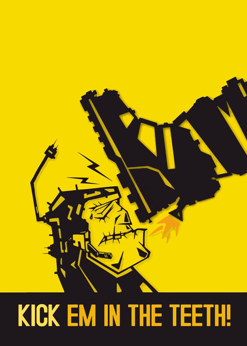 'kick em all' Poster, picture, metal print, paint by Olgan Riberra ...