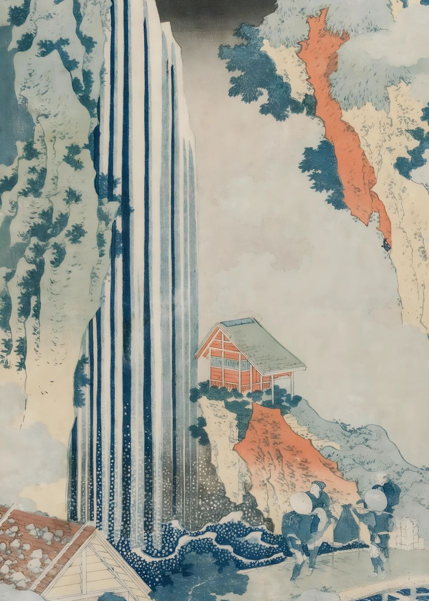 'Edo Village' Poster, picture, metal print, paint by AquaVision Art ...