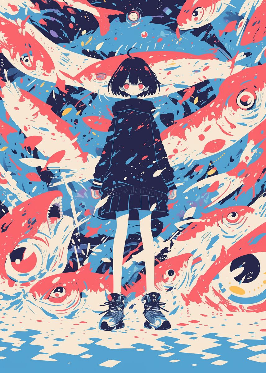 'Abnormal Core' Poster, picture, metal print, paint by Tomorrow Artz ...