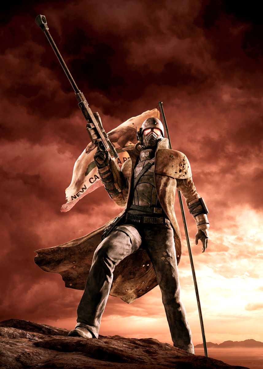 'NCR New Vegas' Poster, picture, metal print, paint by Fallout | Displate