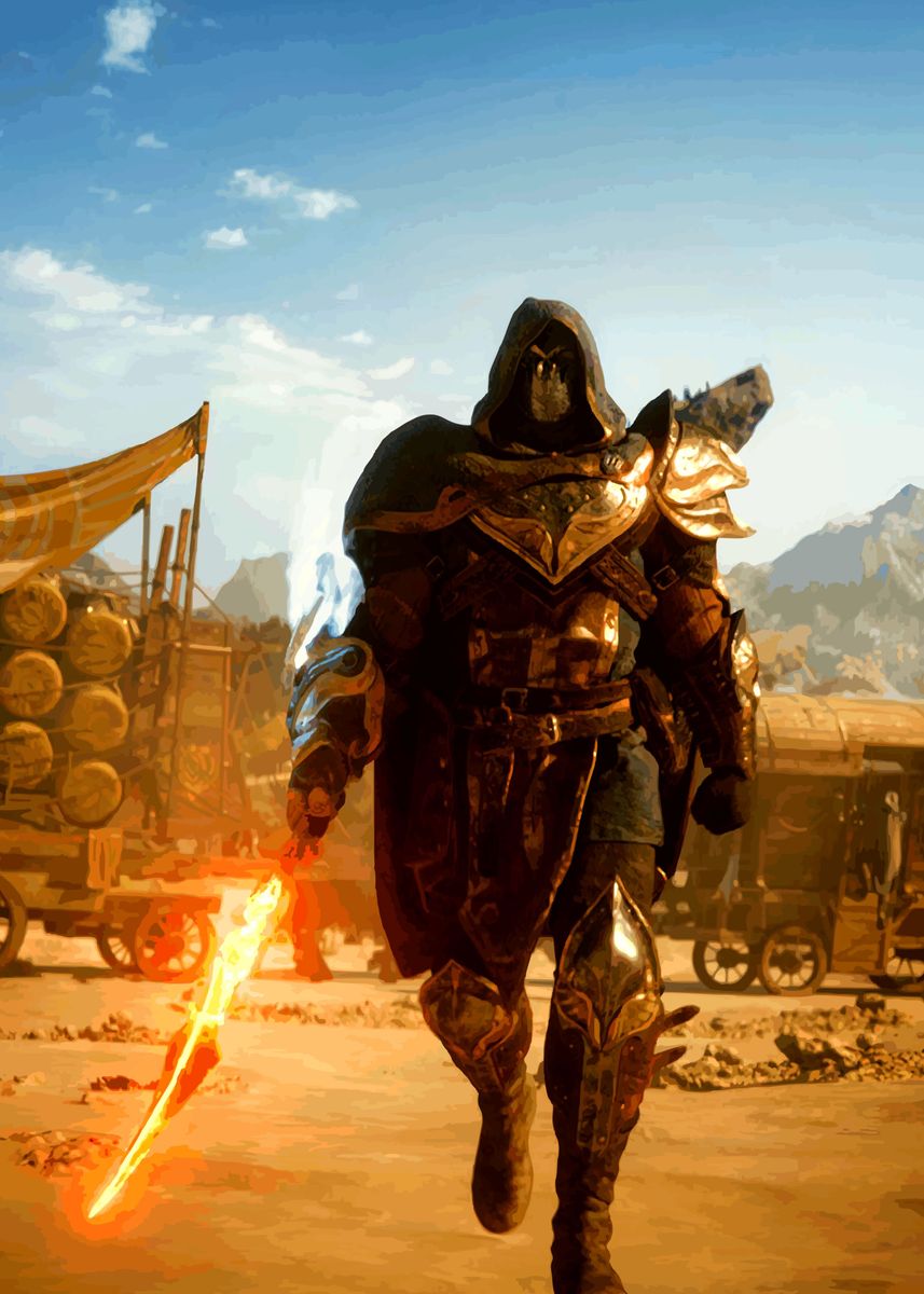 'adventure game' Poster, picture, metal print, paint by Young Creative ...