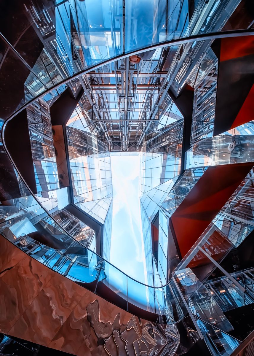 'Modern Building' Poster, picture, metal print, paint by Mango Art ...