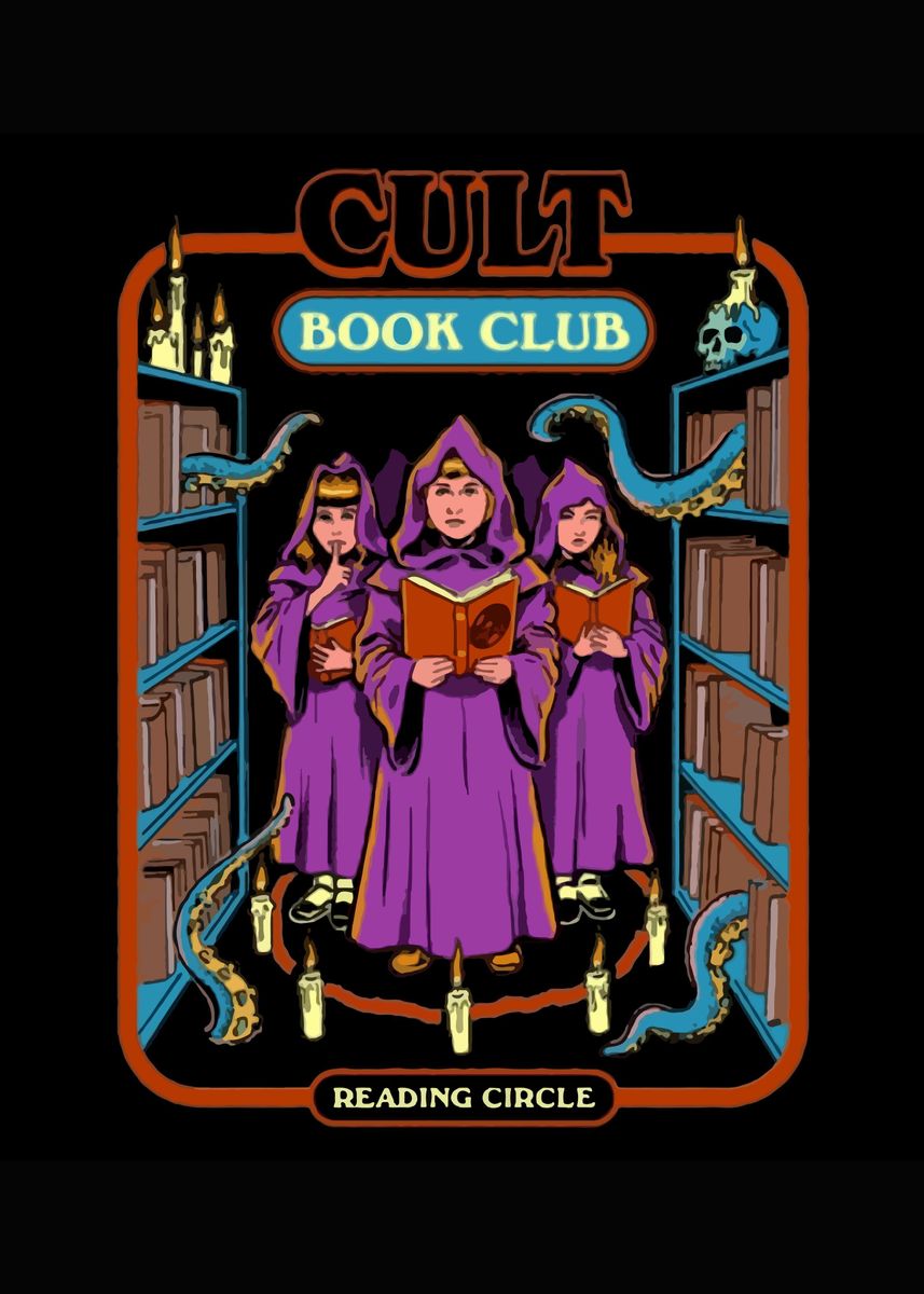'cult book' Poster, picture, metal print, paint by ABADI JAYYA | Displate