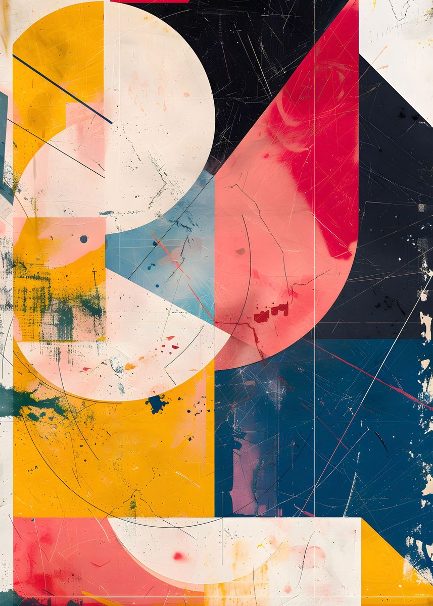 'Abstract Expressionism' Poster, picture, metal print, paint by Poster ...