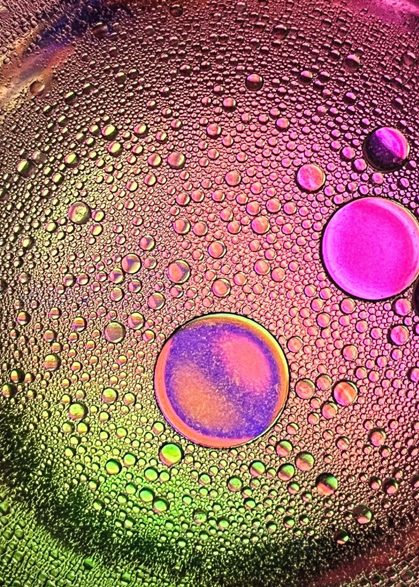 'OIL 5' Poster, picture, metal print, paint by Pexel Bender | Displate