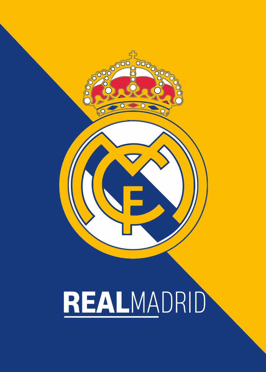 'Real Madrid Cf' Poster, picture, metal print, paint by hightown scale ...