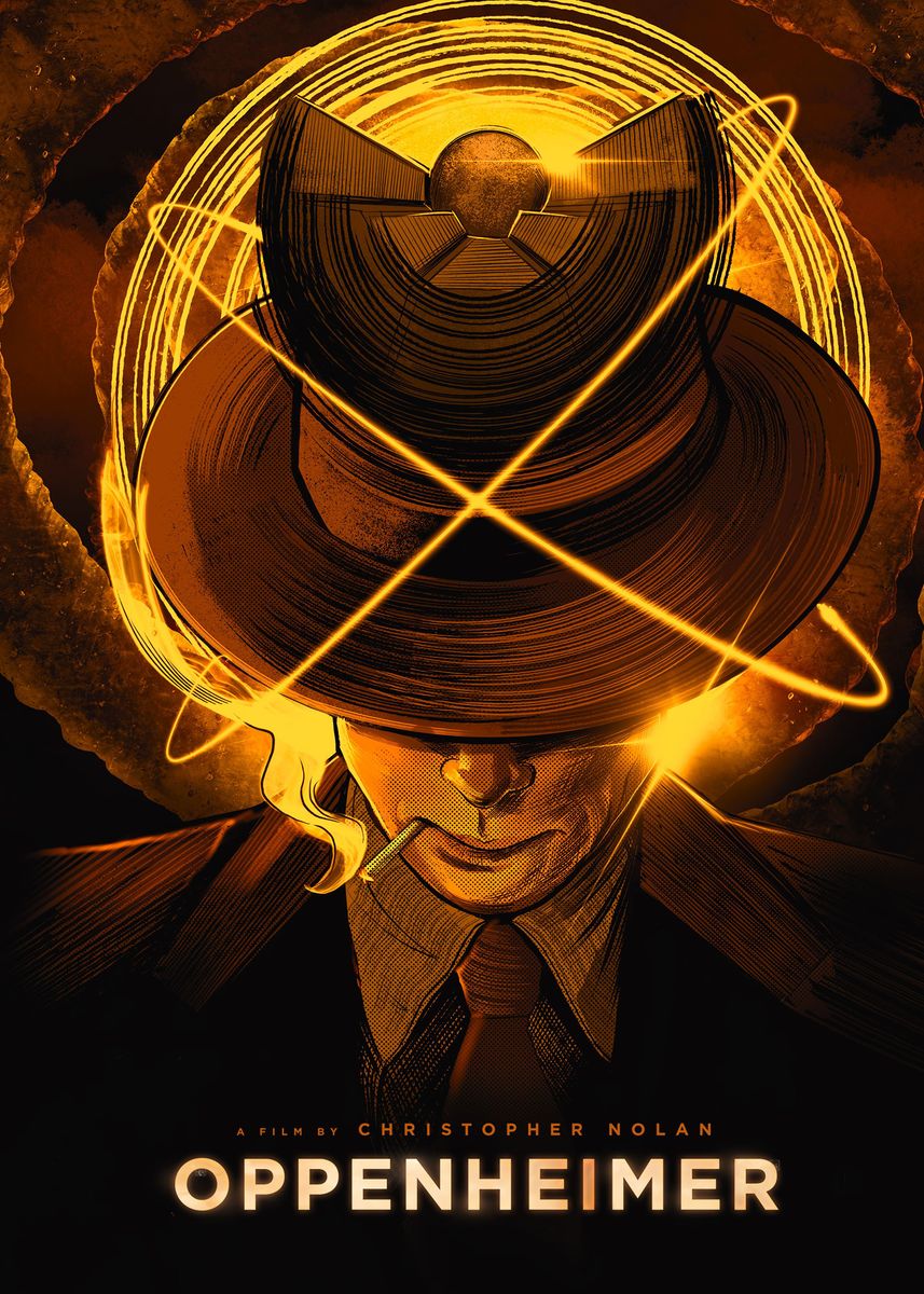 'oppenheimer' Poster, picture, metal print, paint by rachel rachel ...