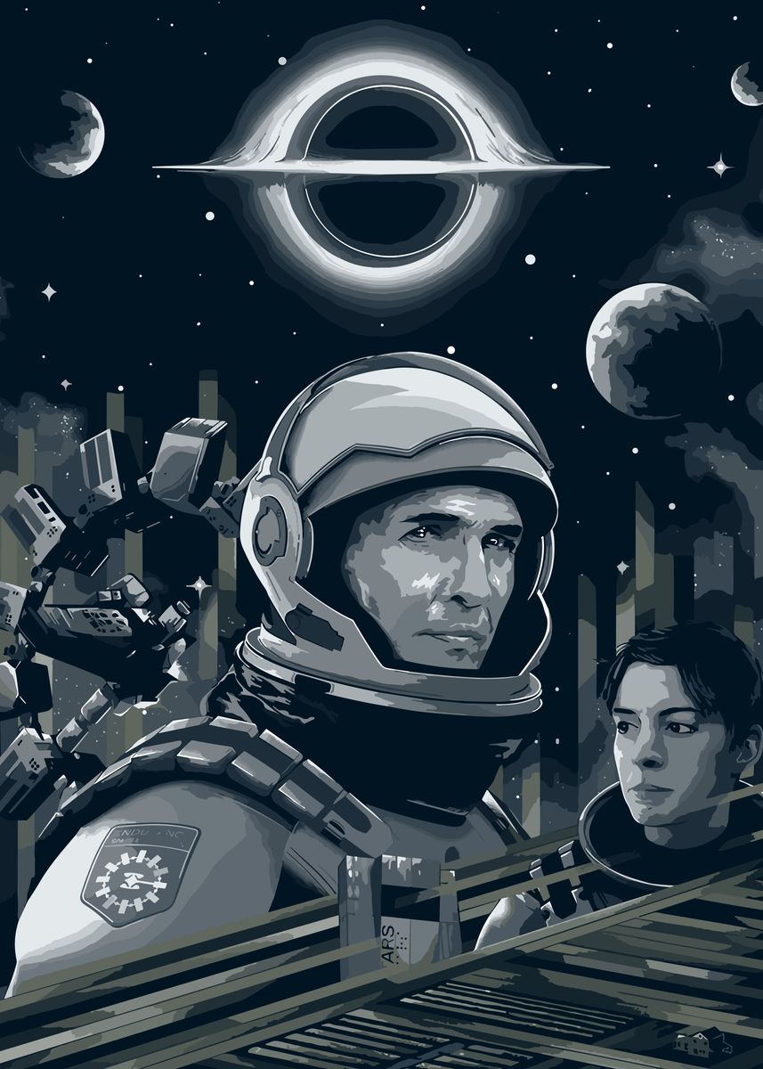 'Interstellar' Poster, picture, metal print, paint by Stony Emisko ...