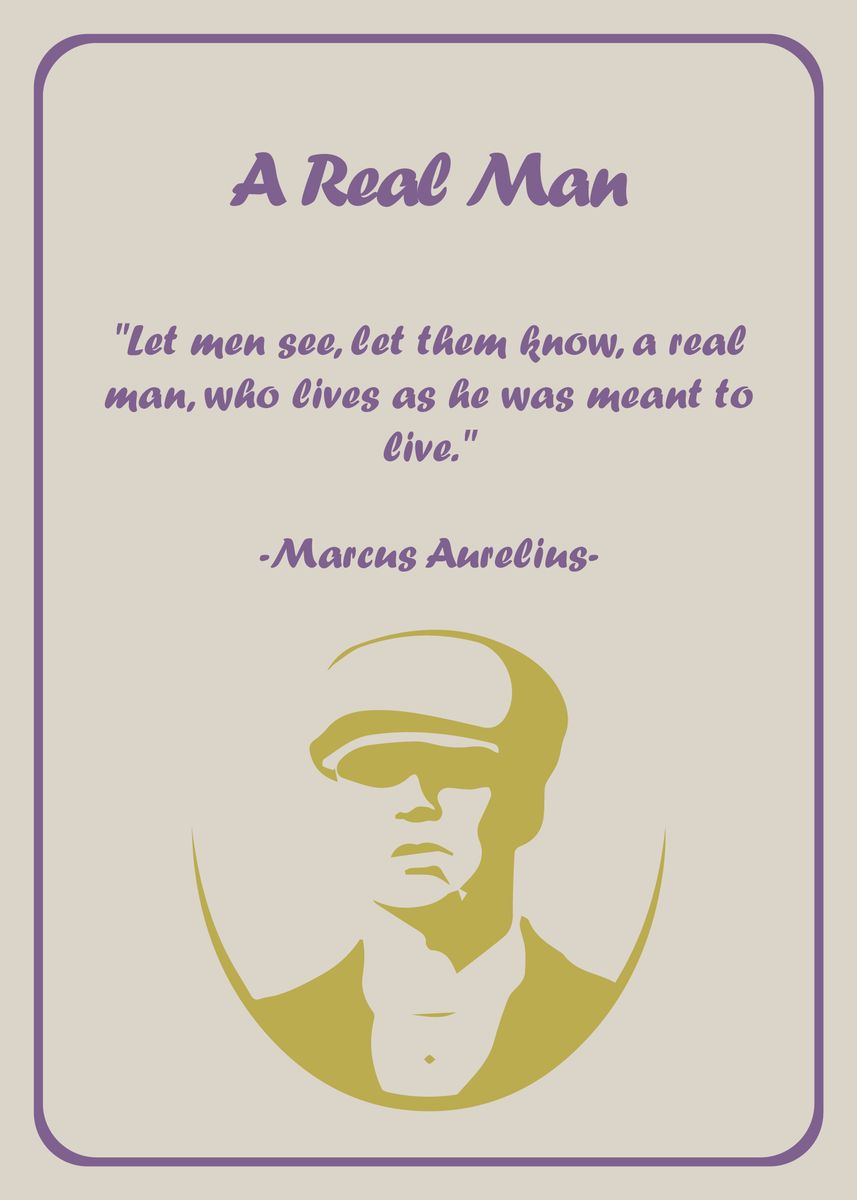 'A Real Man' Poster, picture, metal print, paint by Tovu Yovi Darmawan ...