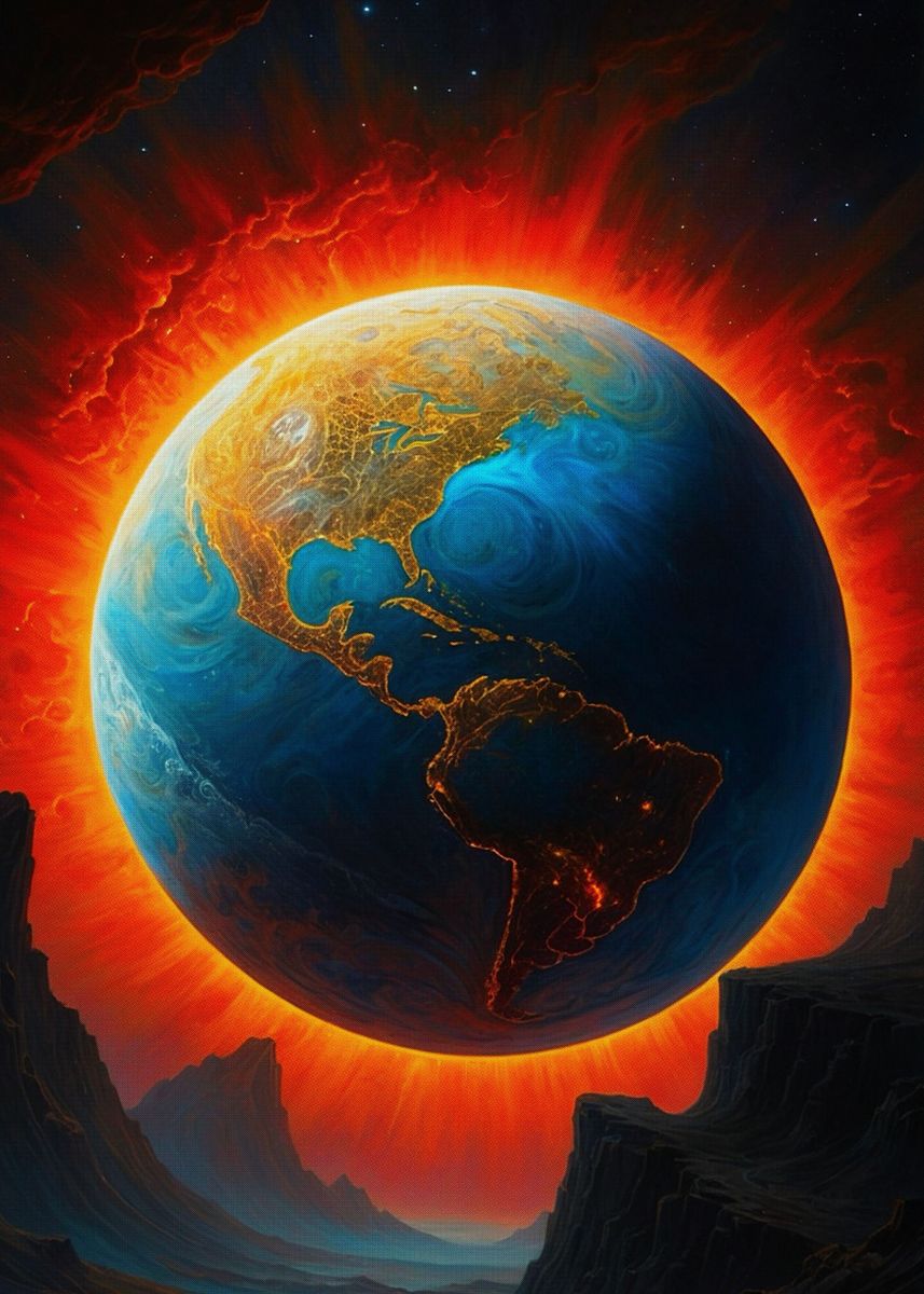 'World the wild' Poster, picture, metal print, paint by Savinda | Displate