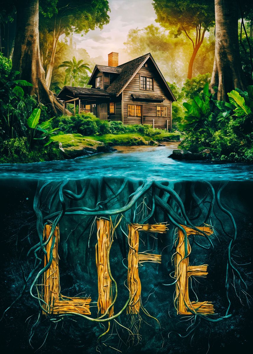'Tree is Life' Poster, picture, metal print, paint by Mark Vincent ...