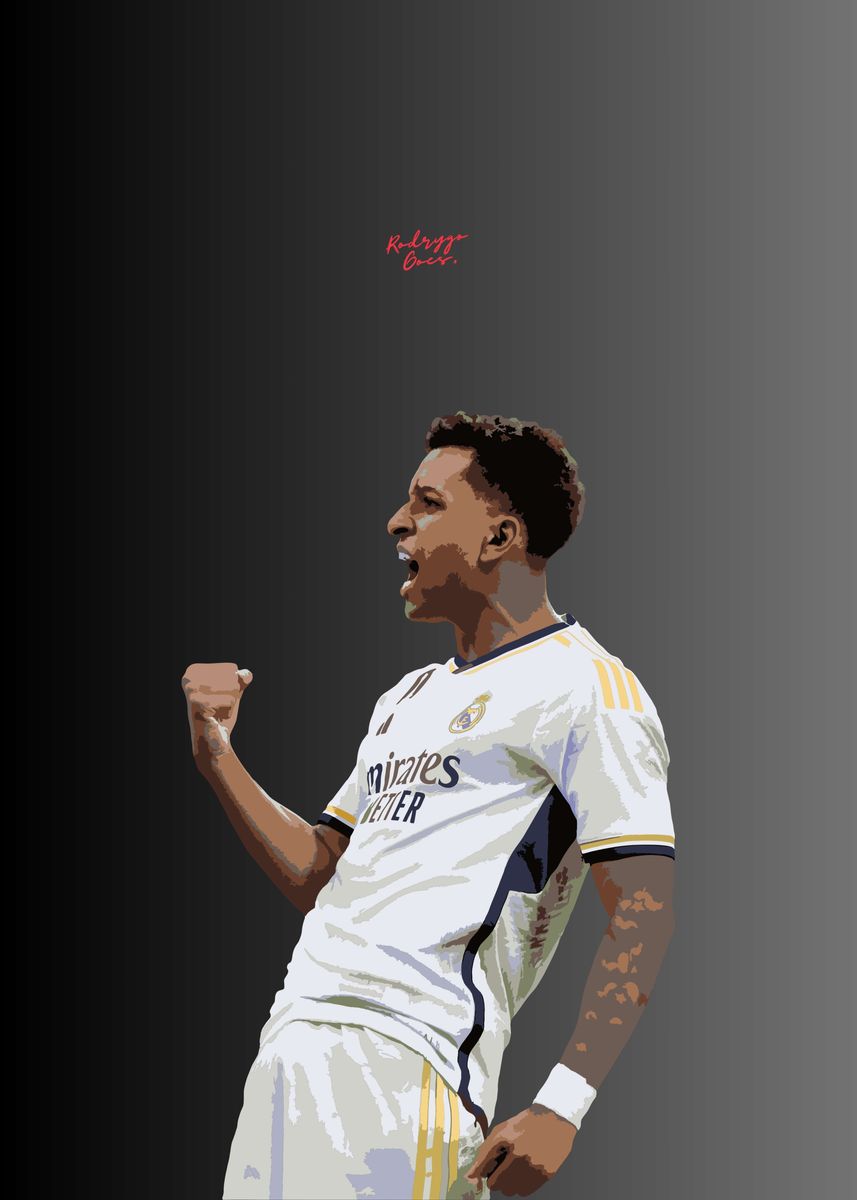 'rodrygo' Poster, picture, metal print, paint by classicposter displate ...