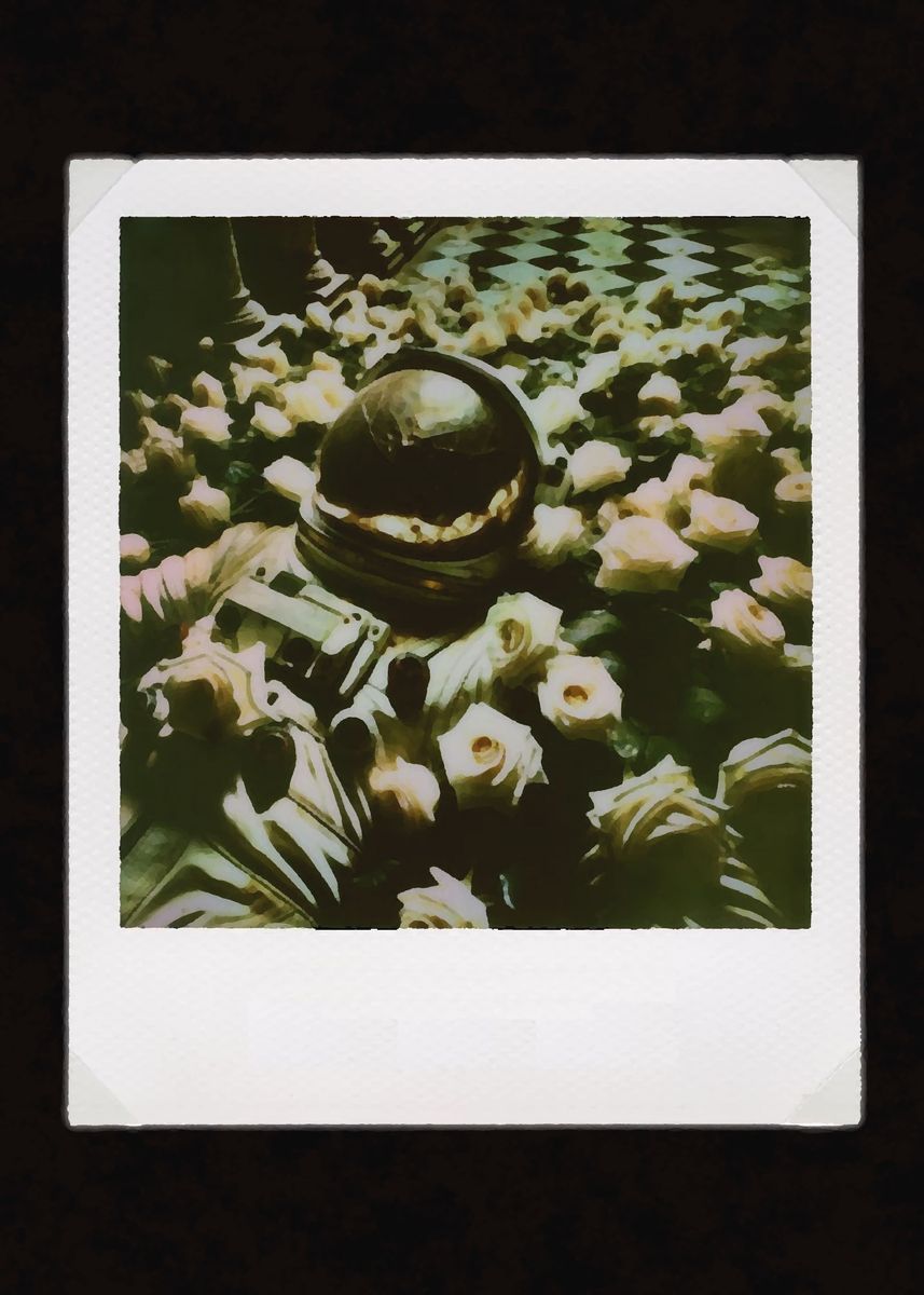 'Seeing Red' Poster, picture, metal print, paint by Ahmad | Displate