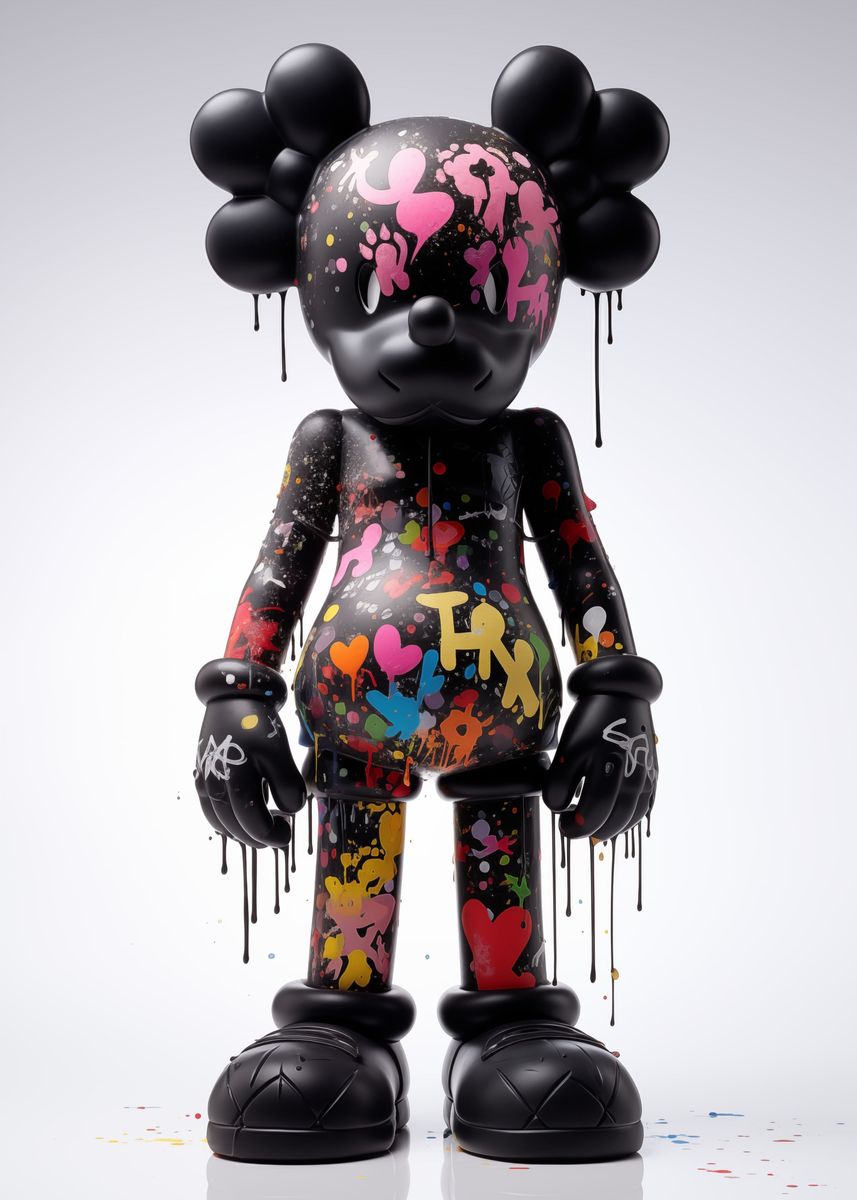 'Kaws Kaw Hypebeast' Poster, picture, metal print, paint by NapArt ...