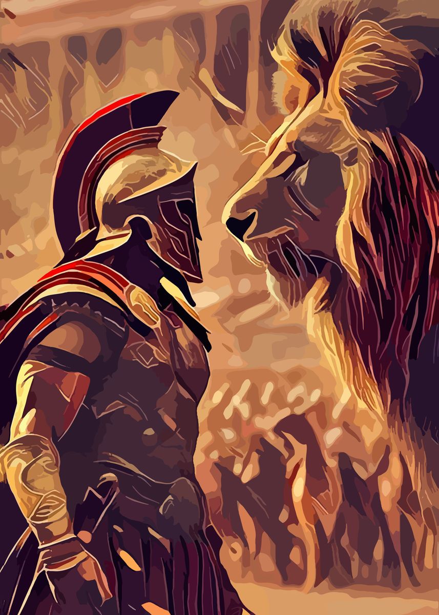 'soldier spartan 300' Poster, picture, metal print, paint by Ayres ...