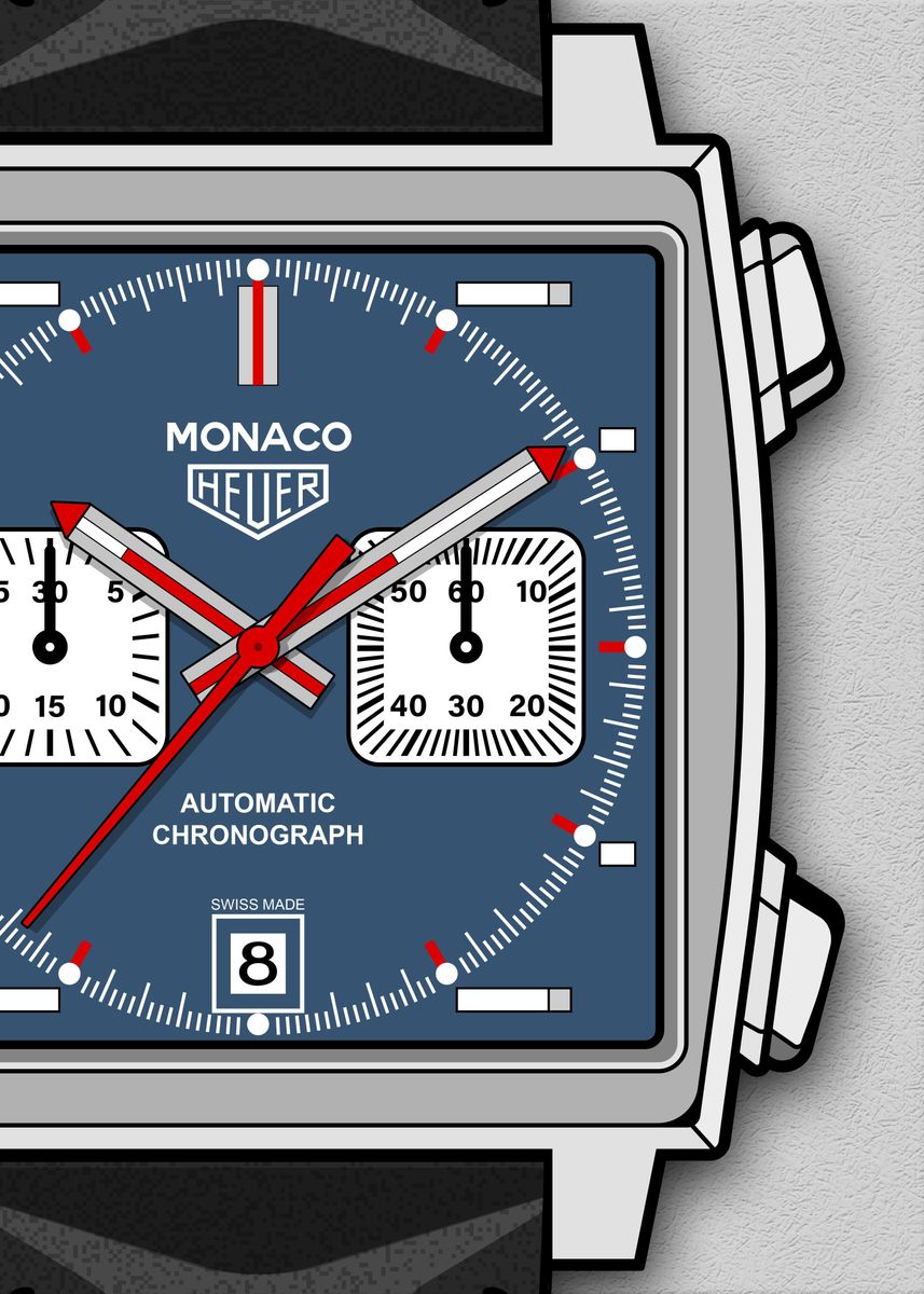 'Steve Mc Monaco Watch ' Poster, picture, metal print, paint by ...