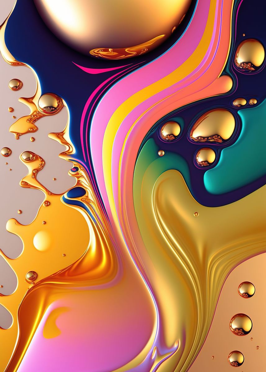 'Pathway To Purity' Poster, picture, metal print, paint by Wallgasm ...