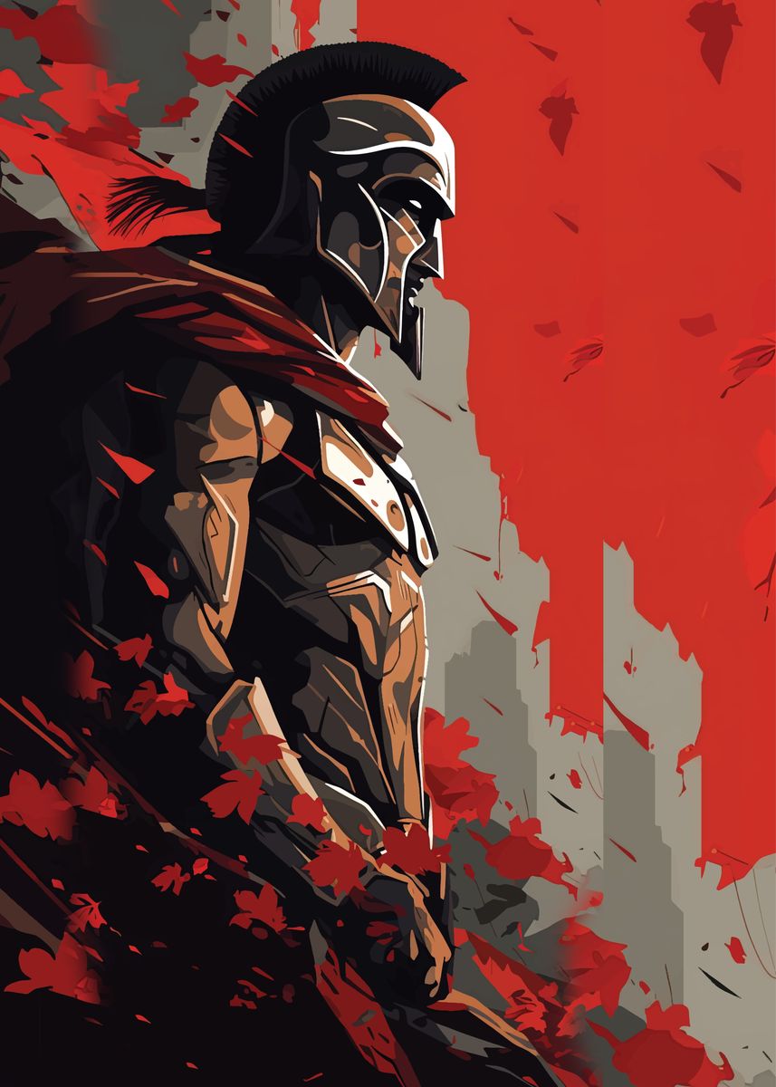 'soldier spartan Movies' Poster, picture, metal print, paint by ALEX ...