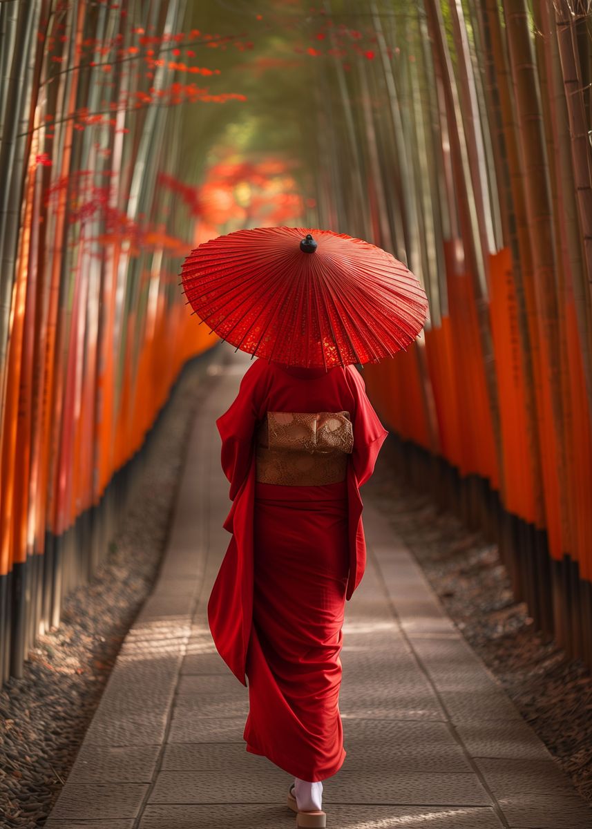 'Japan Art Nature' Poster, picture, metal print, paint by Color My Wall ...