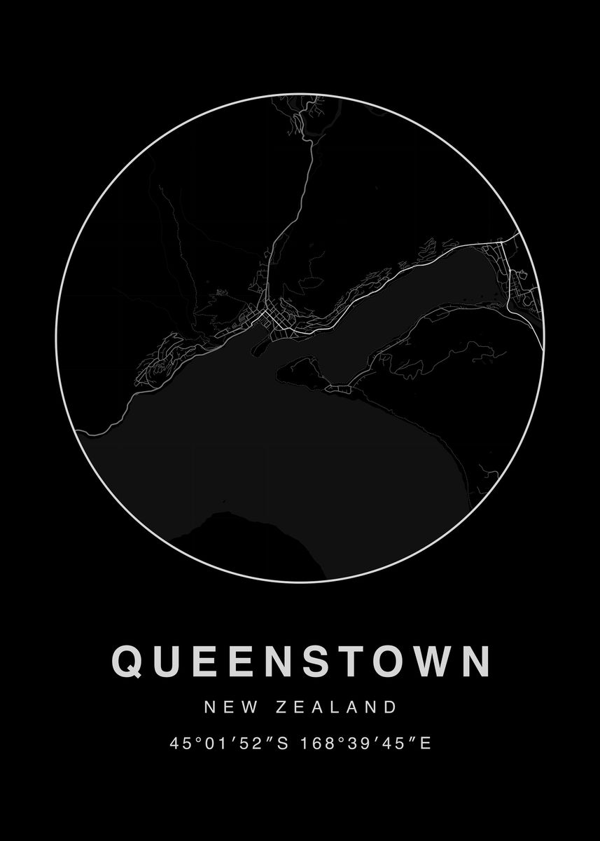 'Queenstown' Poster, picture, metal print, paint by Notorious ...