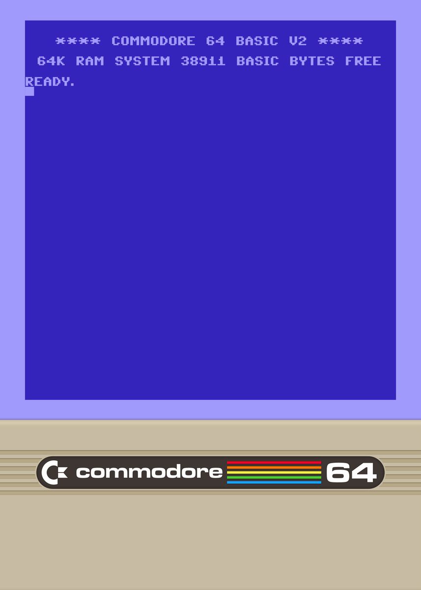 'Commodore 64' Poster, picture, metal print, paint by Justin Hannan ...