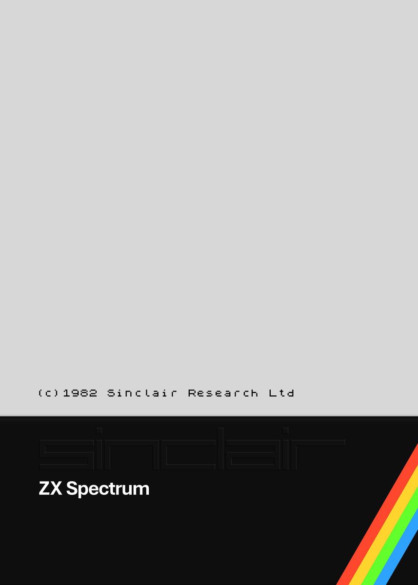 'ZX Spectrum' Poster, picture, metal print, paint by 7bitretro | Displate