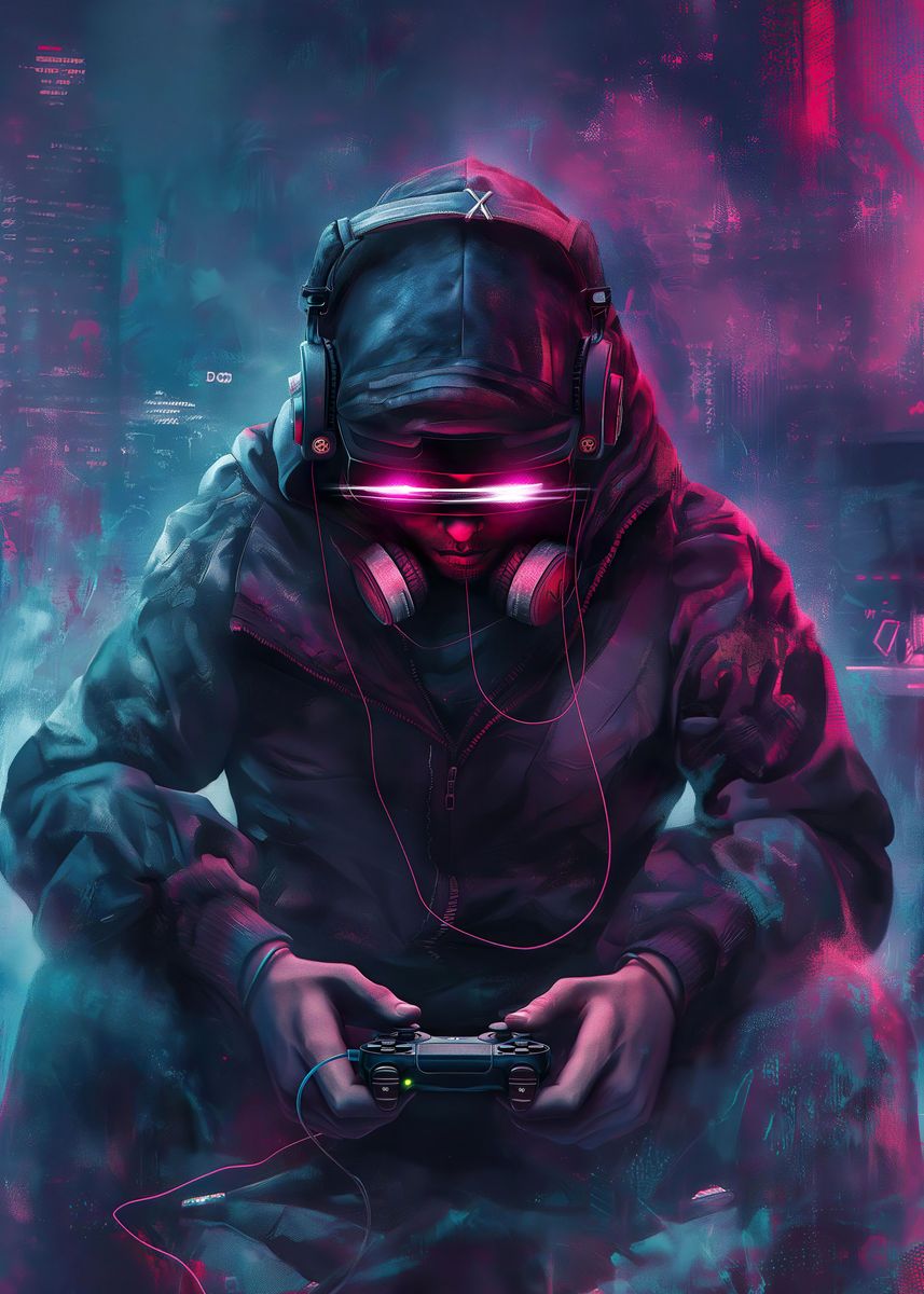 'Gamer Game world' Poster, picture, metal print, paint by Roman Stasiuk ...
