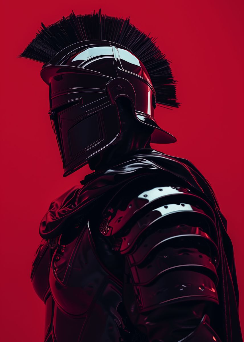 'The Modern Roman Centurion' Poster, picture, metal print, paint by ...