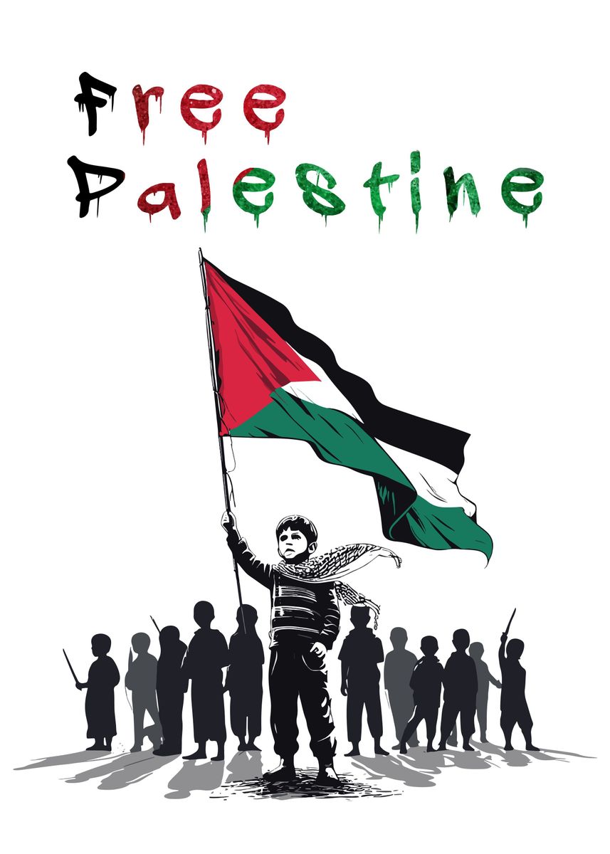 'Free Palestine' Poster, picture, metal print, paint by Anima Art ...