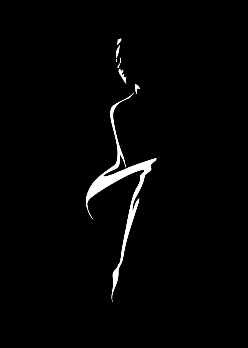 'The body' Poster, picture, metal print, paint by fay list.art | Displate