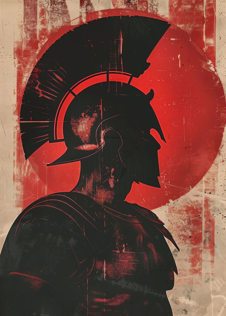 'The Roman Centurion Paint' Poster, picture, metal print, paint by ...