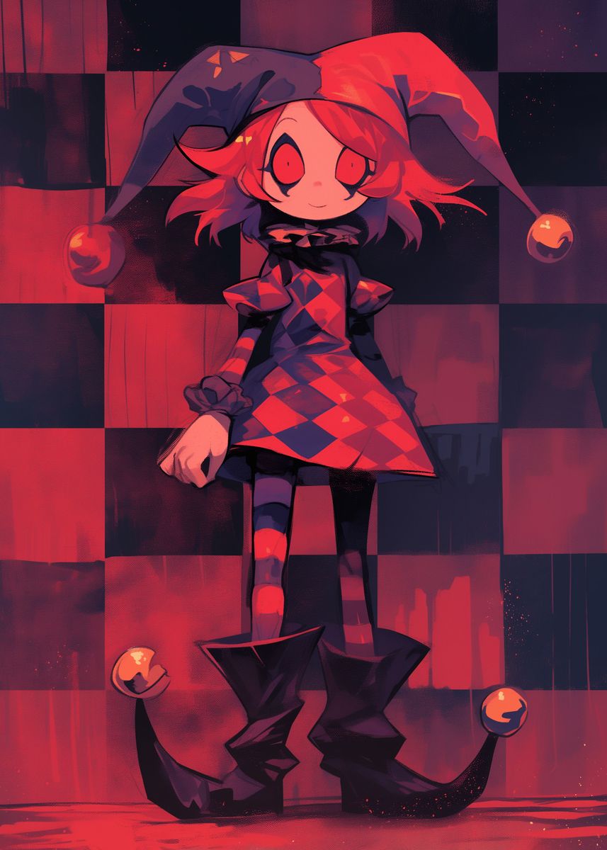 'Jester Core' Poster, picture, metal print, paint by Tomorrow Artz ...