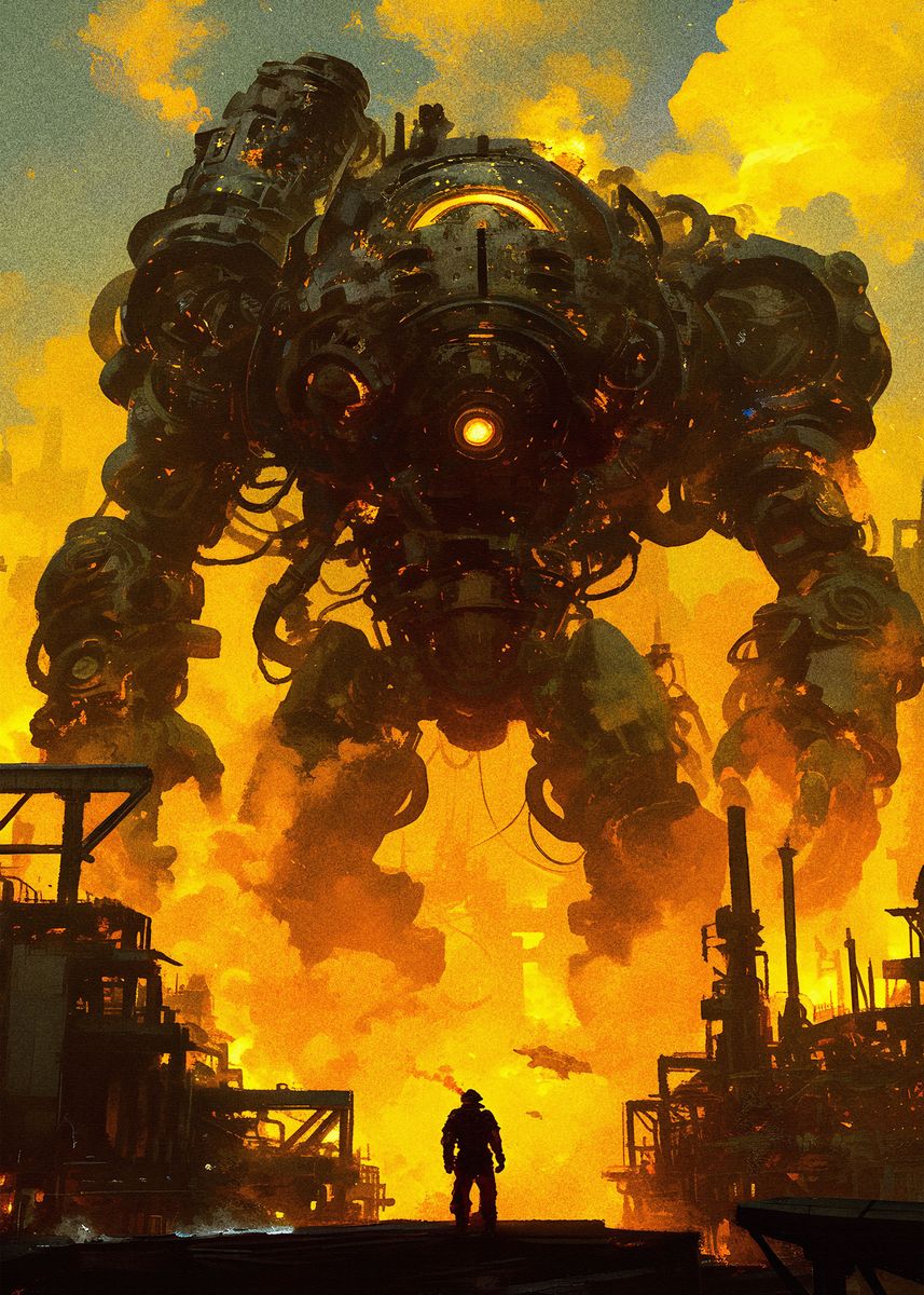 'factorio' Poster, picture, metal print, paint by RickyEKelly | Displate