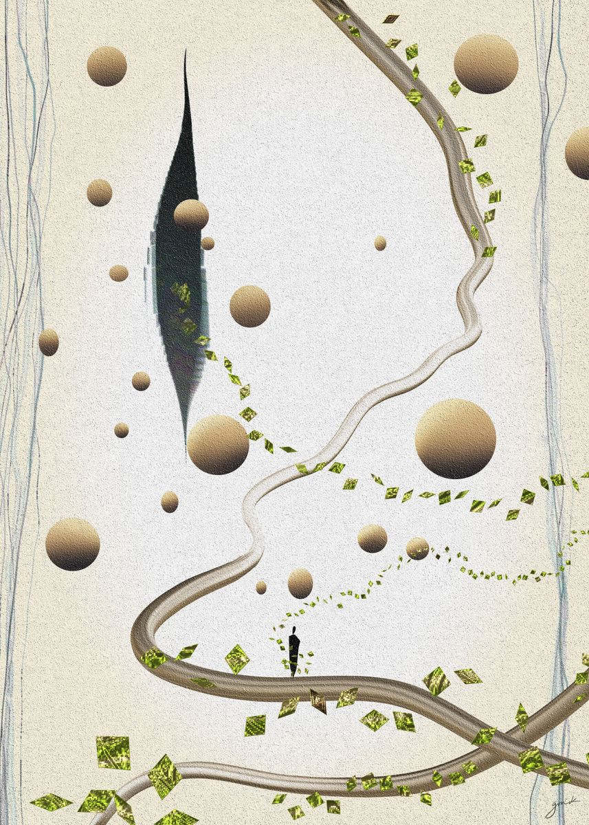 'See Through' Poster, picture, metal print, paint by GMDK | Displate