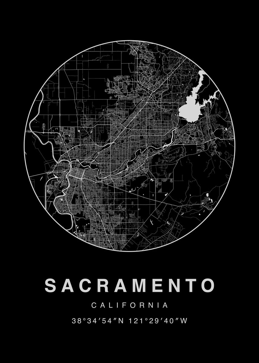 'Sacramento' Poster, picture, metal print, paint by Notorious ...