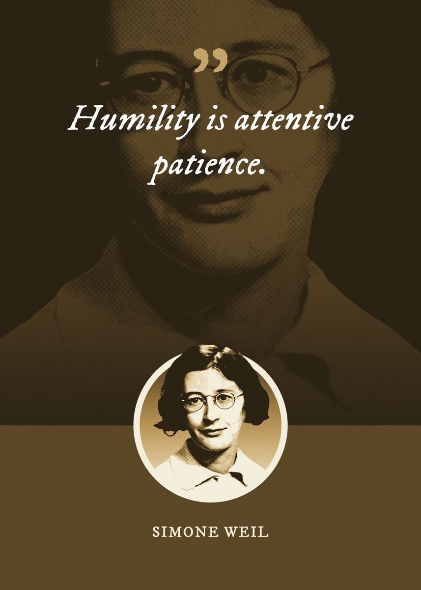 'Humility is attentive' Poster, picture, metal print, paint by Syahrasi ...