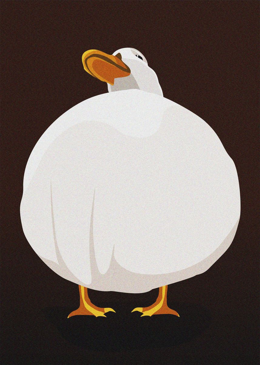 'Spoiled Duck' Poster, picture, metal print, paint by Ziartz Poster ...