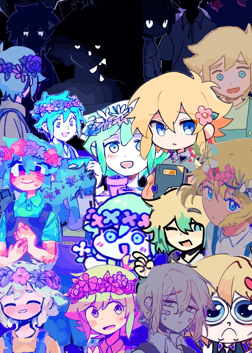 'Omori' Poster, picture, metal print, paint by FlowAllday | Displate