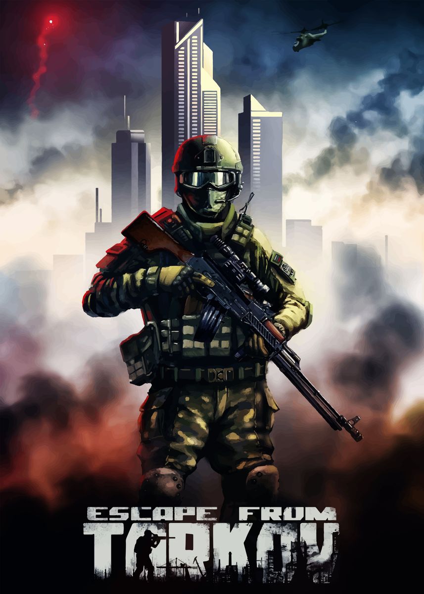 'escape from tarkov' Poster, picture, metal print, paint by Sadam nafis ...