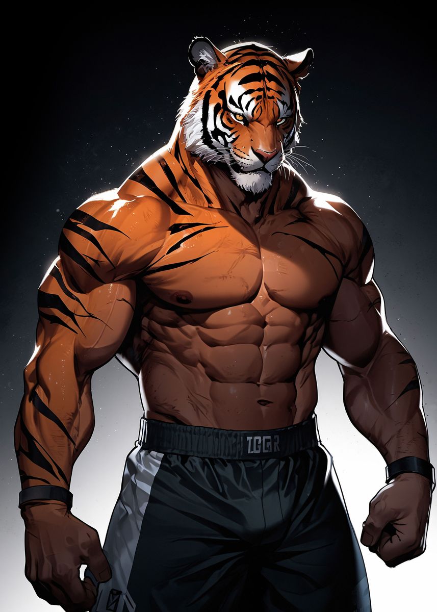 'Wildcat Strength Gym' Poster, picture, metal print, paint by Shamoon ...