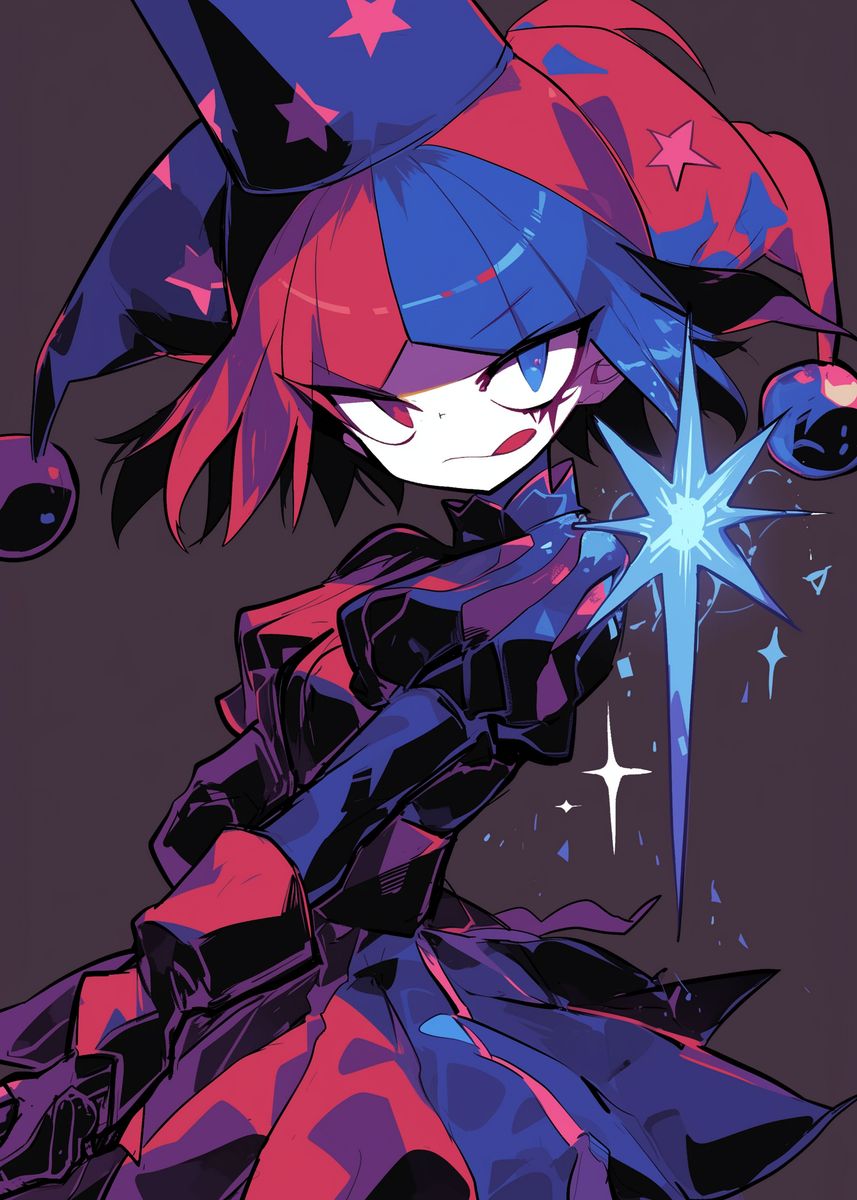 'Jester Core' Poster, picture, metal print, paint by Tomorrow Artz ...