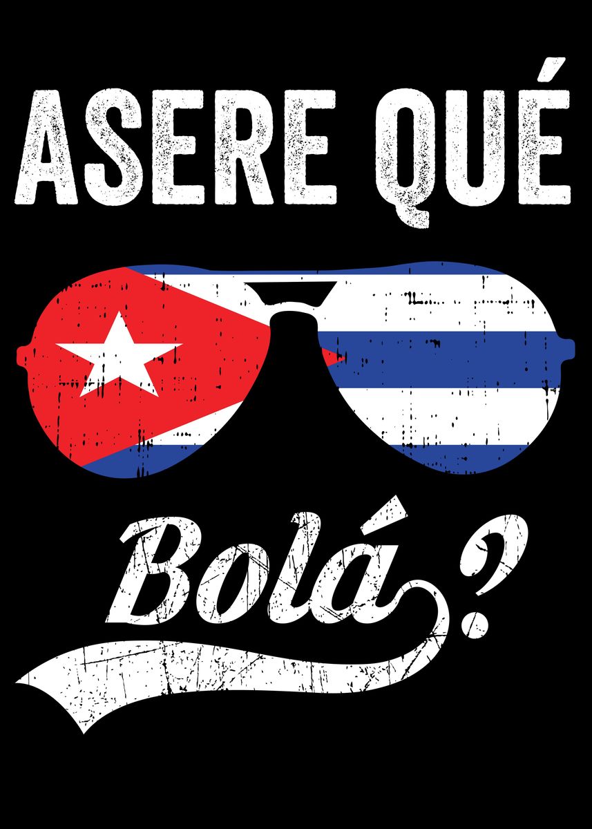 'Asere Que Bola Cuba' Poster, picture, metal print, paint by Aisavart ...