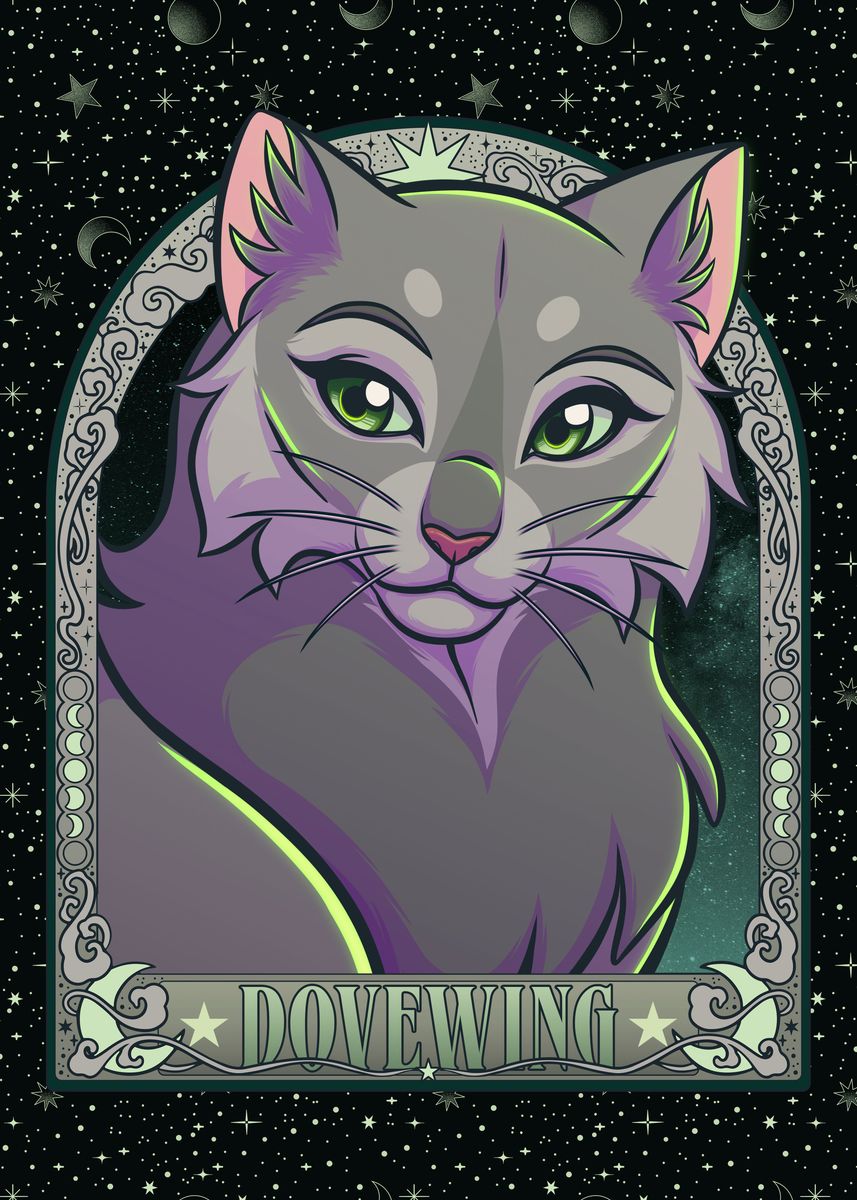 'A Doves Wing' Poster, picture, metal print, paint by Dudinkah | Displate