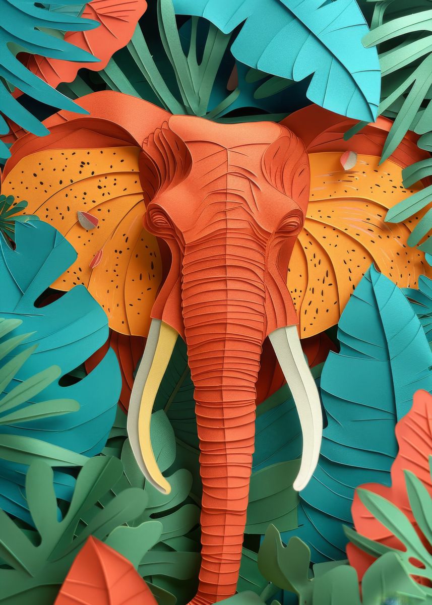 'Flat Paper Craft' Poster, picture, metal print, paint by Morgan Yon ...