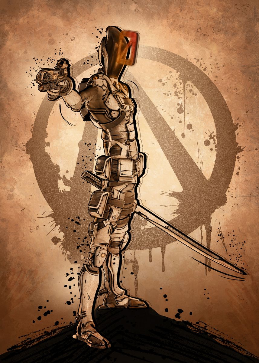 'Zero' Poster, picture, metal print, paint by Borderlands | Displate