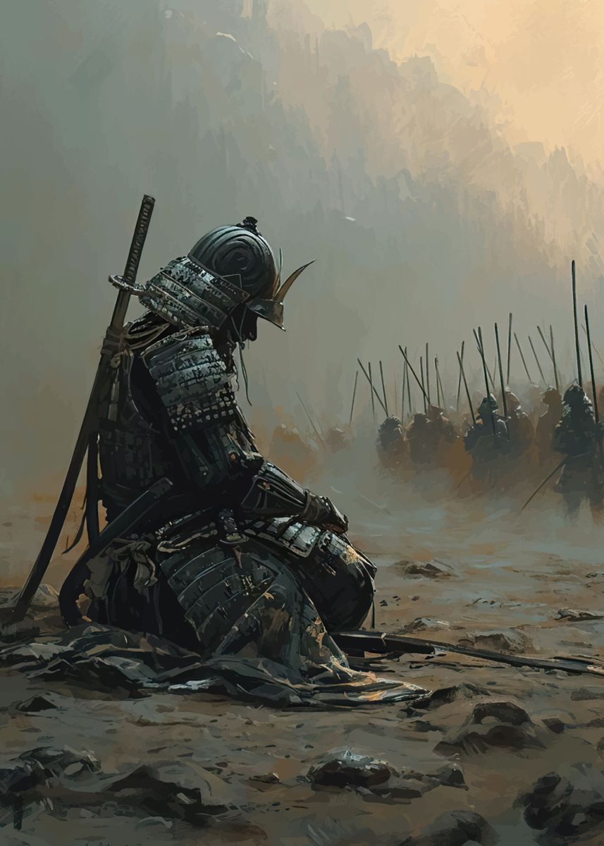 'wariors shogun' Poster, picture, metal print, paint by daniel safrian ...